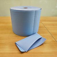 China 60gsm Industrial Cleaning Wipes Disposable Lint Free Roll Wood Pulp Cloth for sale