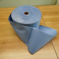 China 125gsm Industrial Wipes 900pcs Jumbo Canvas Paper Roll White For Workshop for sale