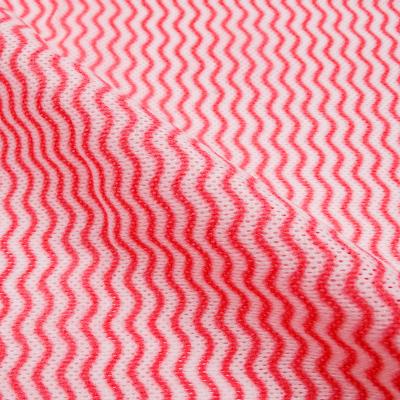 China 35gsm Wave Line Printed Viscose Polyester Spunlace for sale