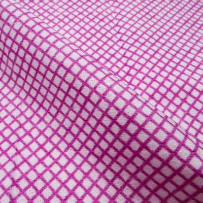 China Diamond Priting X80 PP Wood Pulp Spunlace Fabric for sale