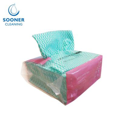 China Folded Printed Household Cleaning Wipes for sale