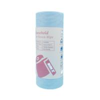 China Spunlace Nonwoven Dyed Household Cleaning Wipes 50gsm for sale