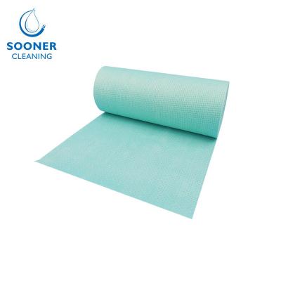 China Spunlace Nonwoven Dyed Household Cleaning Wipes 60gsm for sale