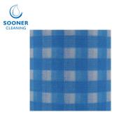 China Disposable Square Printed Spunlace Non Woven Wipes For Restaurant for sale