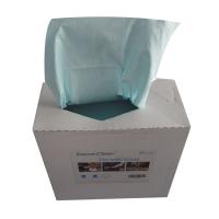 China Woodpulp Polyester Degreasing Industrial Cleaning Wipes for sale