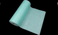 China ISO14001 Wave Line Disposable Kitchen Wipes 35gsm for sale