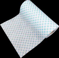 China 25cmx25cm Flower Printed Disposable Kitchen Wipes for sale