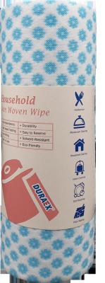China 25cmx25cm Flower Printed Disposable Kitchen Wipes for sale