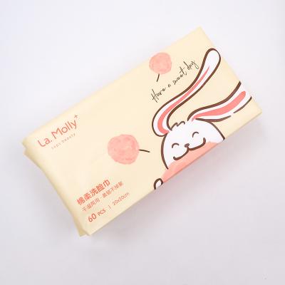 China Embossed Disposable Facial Towel Environmental Friendly for sale