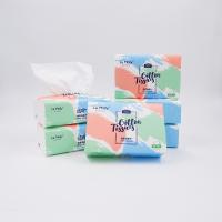 China Light Weight 50gsm White One Time Use Face Towel for sale