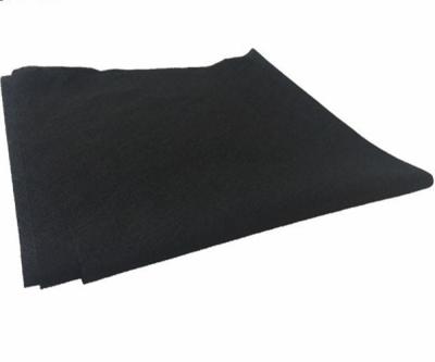 China 40cmx80cm Plain Disposable Salon Towels Black Color for sale