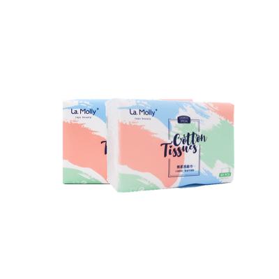 China Wet And Dry Dual Use Soft 15cm*20cm Disposable Facial Towel 70gsm for sale