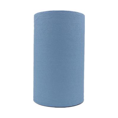 China Blue Industrial Cleaning Cloth Spunlace Nonwoven Fabric 35gsm for sale