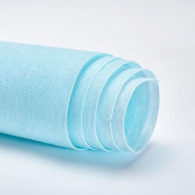 China High Friction Spunlace Non Woven Fabric Woodpulp Pet Laminated 35gsm for sale