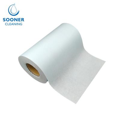 China Lint Free Cellulose Polyester Spunlace Non Woven Fabric 120gsm for sale