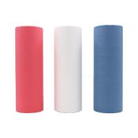 China 210cm Wood Pulp Polypropylene Spunlace Embossed Nonwoven Fabric Roll for sale