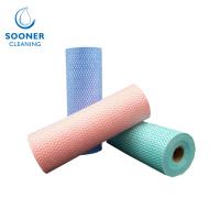 China Reusable Spunlace Non Woven Dry Wipes Cleaning Household Roll for sale