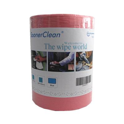 China Roll Red Power Clean X80 Heavy Duty Cloths 125gsm for sale