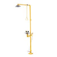 China 304 Stainless Steel Emergency Eyewash And Shower Station With ABS Plastic Cover for sale