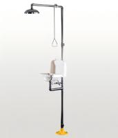 China Self Closing Head Emergency Shower And Eyewash With Stay Open Ball Valve ANSI Z358.1.2014 for sale