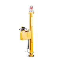 China Pedestal Tempered Eyewash Station ABS Plastic Material Thermal Insulation for sale