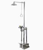 China Anti Freeze SS Foot Pedal Eyewash Station Small 120-180L/min for sale