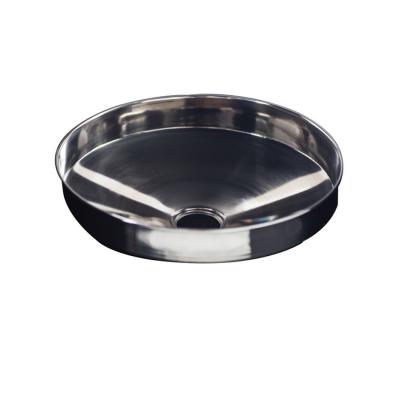 China SUS304/316 Eyewash Replacement Parts Thickened Rolled Edge Basin 1mm for sale