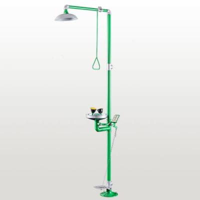 China 316 Stainless Steel Emergency Shower and Eyewash with 120-180L/min Flow Rate and ANSI Z358.1.2014 Certification for sale