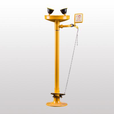 China Vertical Emergency Eyewash Station with 304 Stainless Steel + ABS Construction ≥11.4L/min Flow Rate and GBT38144.1/2-2019 US ANSIZ358.1-2014 Certification for sale