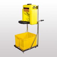 China Portable Eyewash with 53L Capacity ABS Material and 304 Stainless Steel Cart for Emergency Use for sale