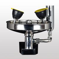 China Wall-mounted 304 Stainless Steel Fully Automatic Emergency Eyewash ANSI Z358.1-2014 Certified for sale