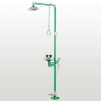 China 304 Stainless Steel Emergency Shower and Eyewash with ABS Plastic Cover and 120-180L/min Flow Rate for sale