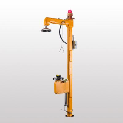 China Anti-Freeze Emergency Shower and Eyewash Station with 120-180L/min Flow Rate Compliant with ANSI Z358.1-2014 for sale