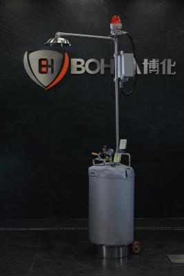 China Mobile Portable Shower and Eyewash with 65L Tank Capacity, 304 SS Material, and ANSI Z358.1-2014 Certified for sale