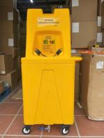 China Green Portable Emergency Eyewash 65 Liters Gravity Fed Eyewash ANSI Z358.1.2014 Compliant for sale