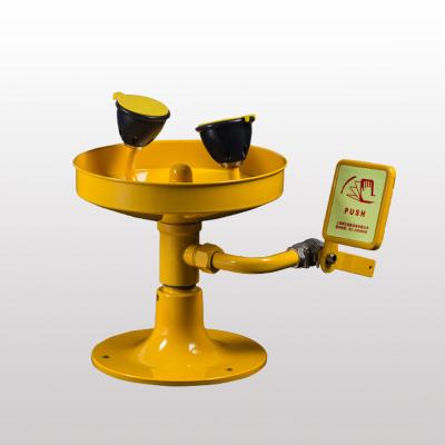 China Stainless Steel Emergency Eyewash Station with 120-180L/min Flow Rate and ANSI Z358.1-2014 Compliance for sale