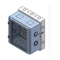 China IP54 Precision Sheet Metal Fabrication Parts Carbon Steel Battery Enclosure Cabinet for sale