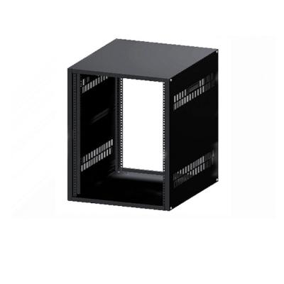 China Anodized Custom Precision Sheet Metal Fabrication Heavy Duty Vented Knockdown Desktop Cabinet for sale