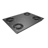 China CNC Aluminum Machining Parts Electrical Enclosure Cable Entry Vented Fan Top Panel for sale