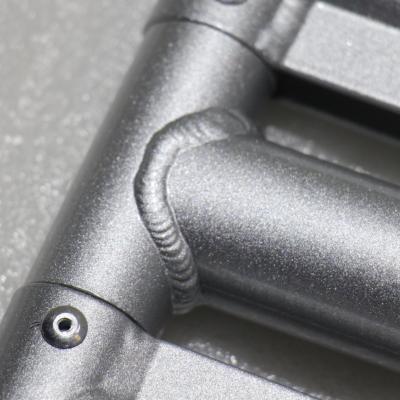 China Powder Painting Sheet Metal Fabrication Parts Steel Pipe Fittings for sale