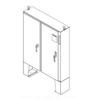 China Carbon Steel Aluminum Sheet Metal Bending Parts Electrical Cabinet Bracket for sale