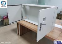 China Ral7035 Rod Control Lock Sheet Metal Enclosures Heavy Duty Cabinet 2.0mm Custom for sale