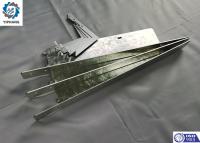 China SGCC SECC Mount Sheet Metal L Bracket Galvanized Z Bracket Parts 2.5mm Customized for sale