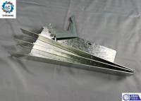 China SGCC SECC Mount Sheet Metal L Bracket Galvanized Z Bracket Parts 2.5mm Customized for sale