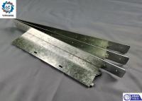China Galvanized Plate L Shaped Bracket Precision Sheet Metal Fabrication 12x4x5 Inch for sale