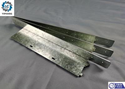 China Galvanized Plate L Shaped Bracket Precision Sheet Metal Fabrication 12x4x5 Inch for sale