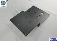 China SPCC Electrical Box Door Sheet Metal Brackets Textured Black Powder Coating 1.5mm for sale