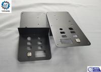 China Black Powder Coating Sheet Metal Fabrication Parts for sale