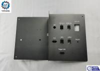China Black Powder Coating Sheet Metal Fabrication Parts for sale
