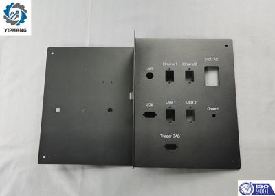 China Black Powder Coating Sheet Metal Fabrication Parts for sale